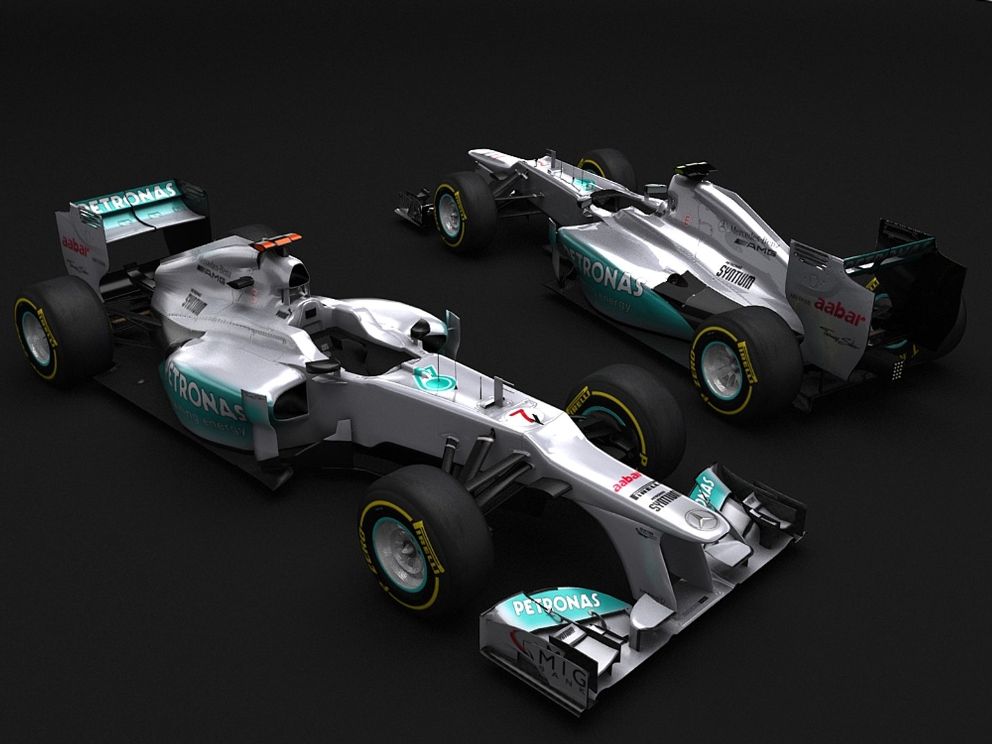 3d 2012 Mercedes Amg W03
