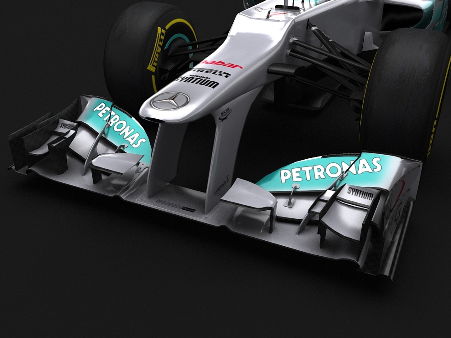 3d 2012 Mercedes Amg W03