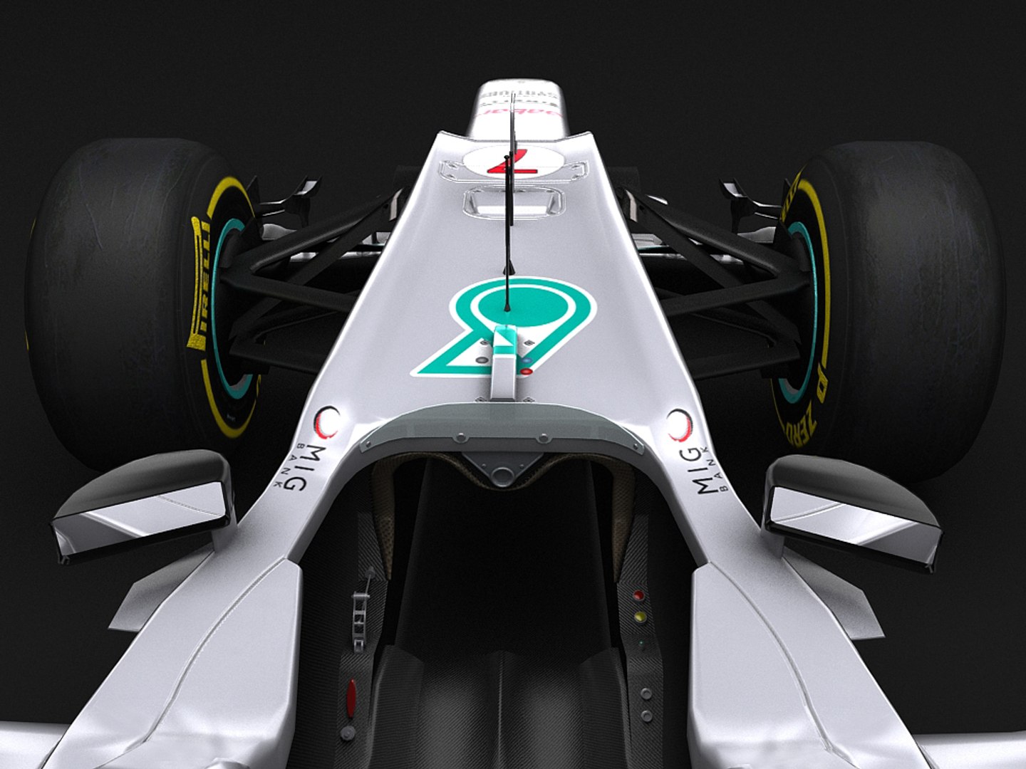 3d 2012 Mercedes Amg W03