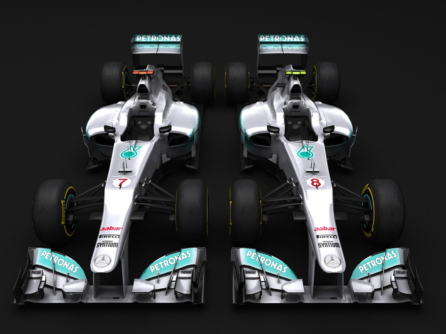 3d 2012 Mercedes Amg W03