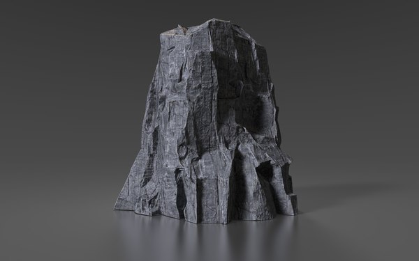 Rock cliff 3D model - TurboSquid 1612835