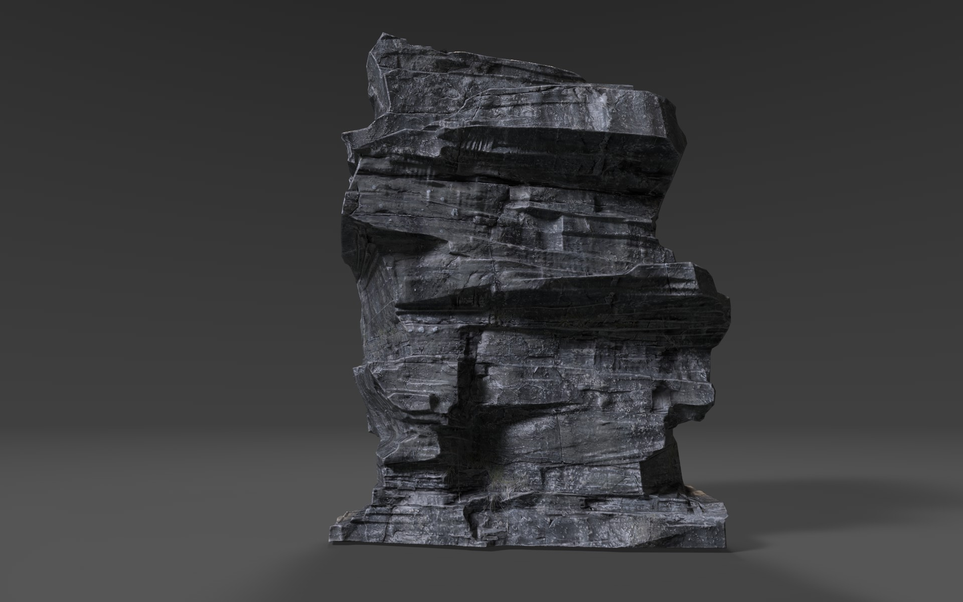 Rock cliff 3D model - TurboSquid 1612835