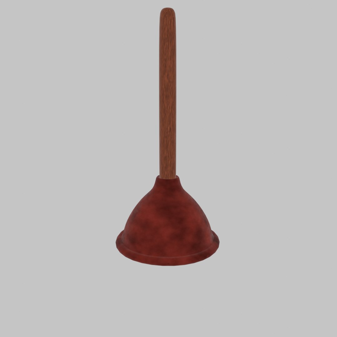 Toilet Plunger 3D Model - TurboSquid 2420075