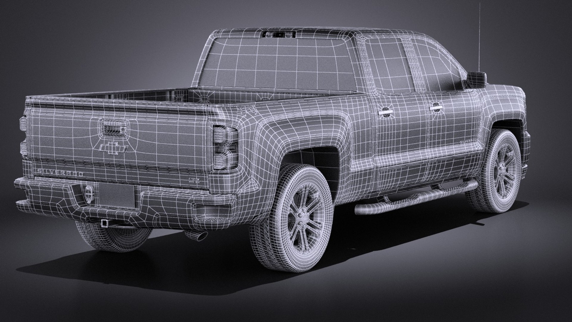 3d Model 2016 Chevrolet Cab