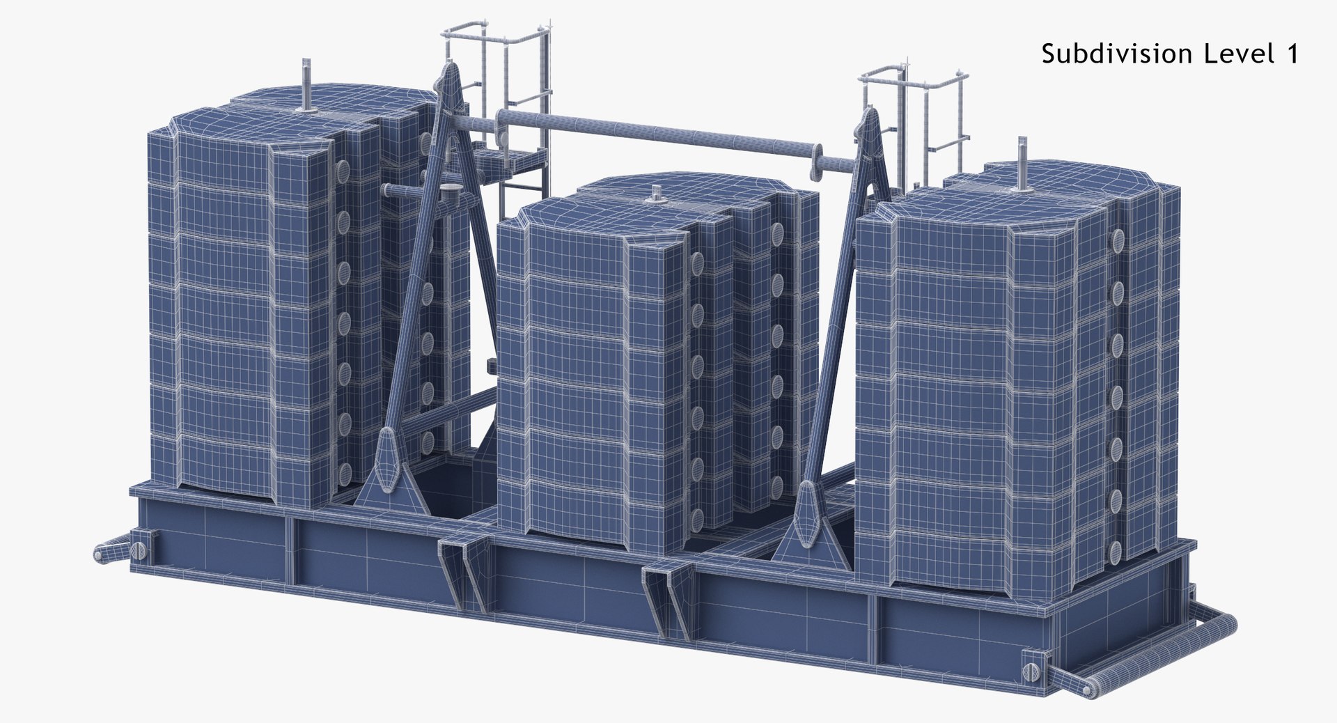 Crane super lift counterweight model - TurboSquid 1681030