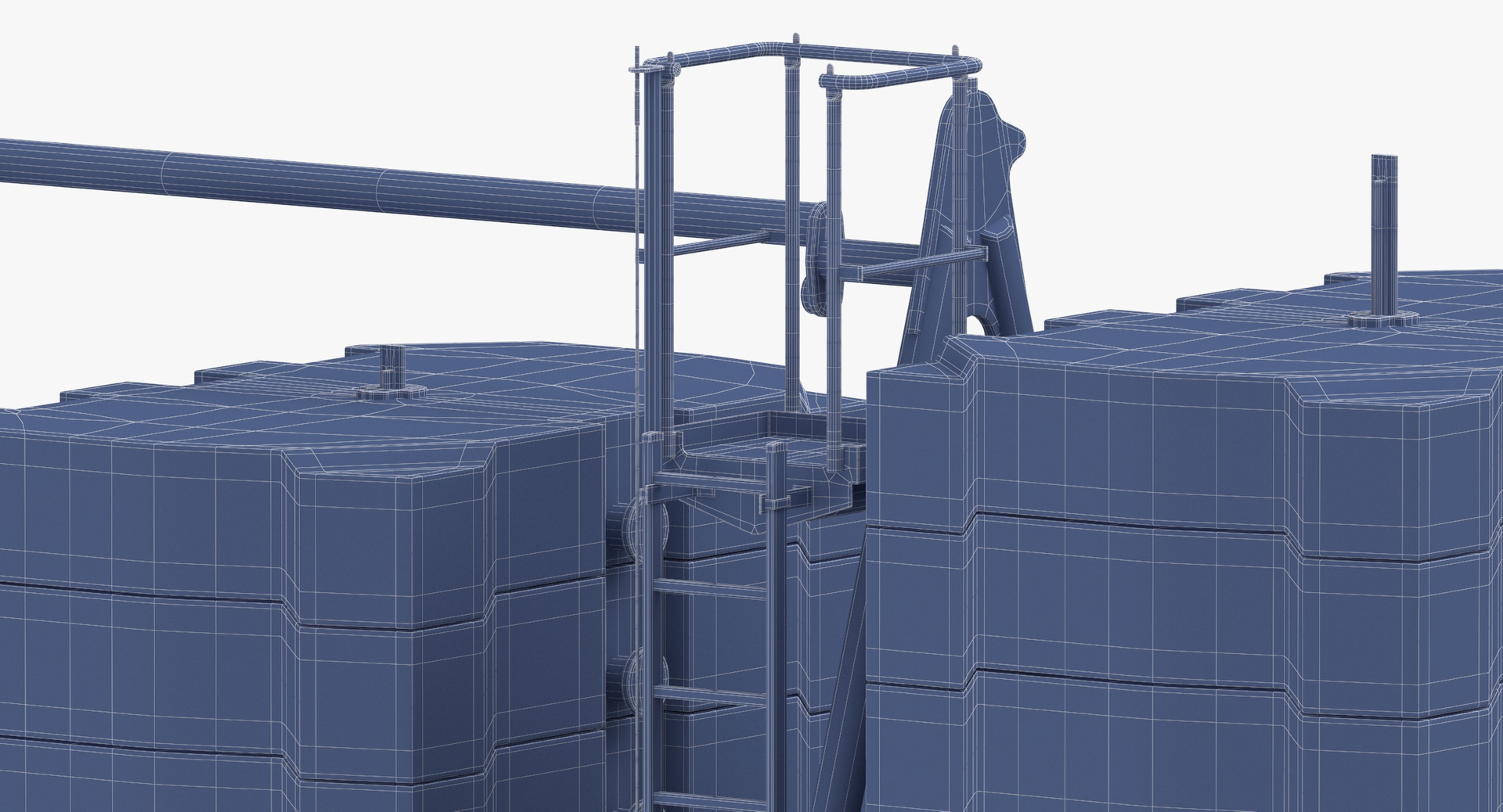 Crane super lift counterweight model - TurboSquid 1681030