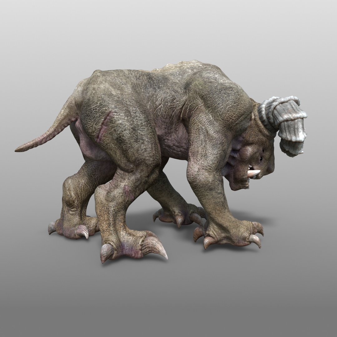 Monster Food Stealer 3d Model