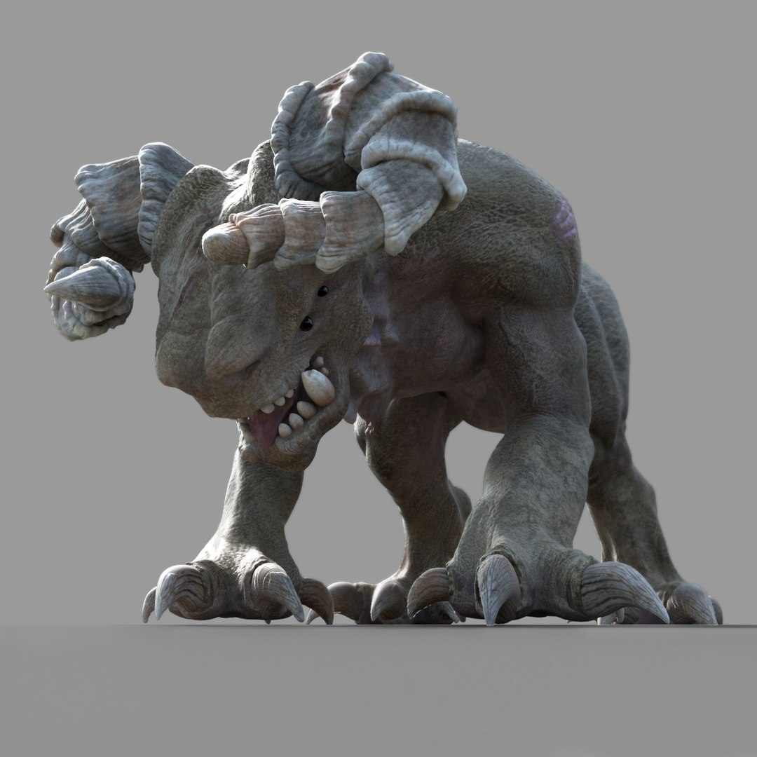 Monster Food Stealer 3d Model