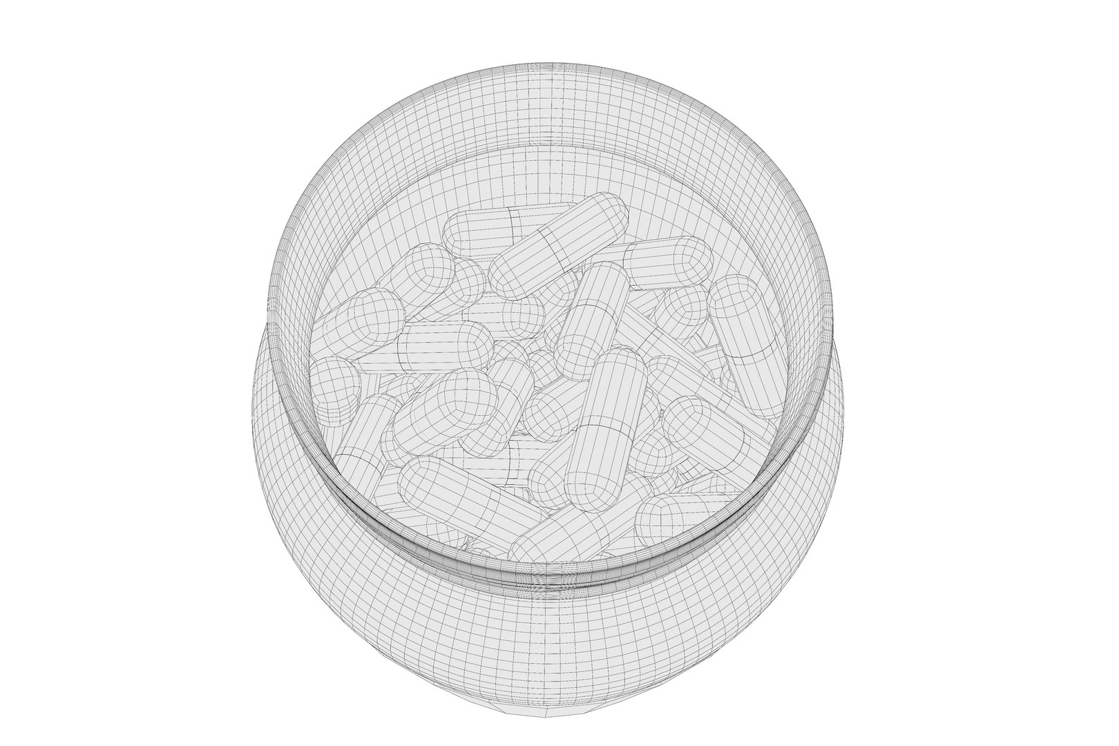 3D Supplement Capsule Bottle Model - TurboSquid 2305659