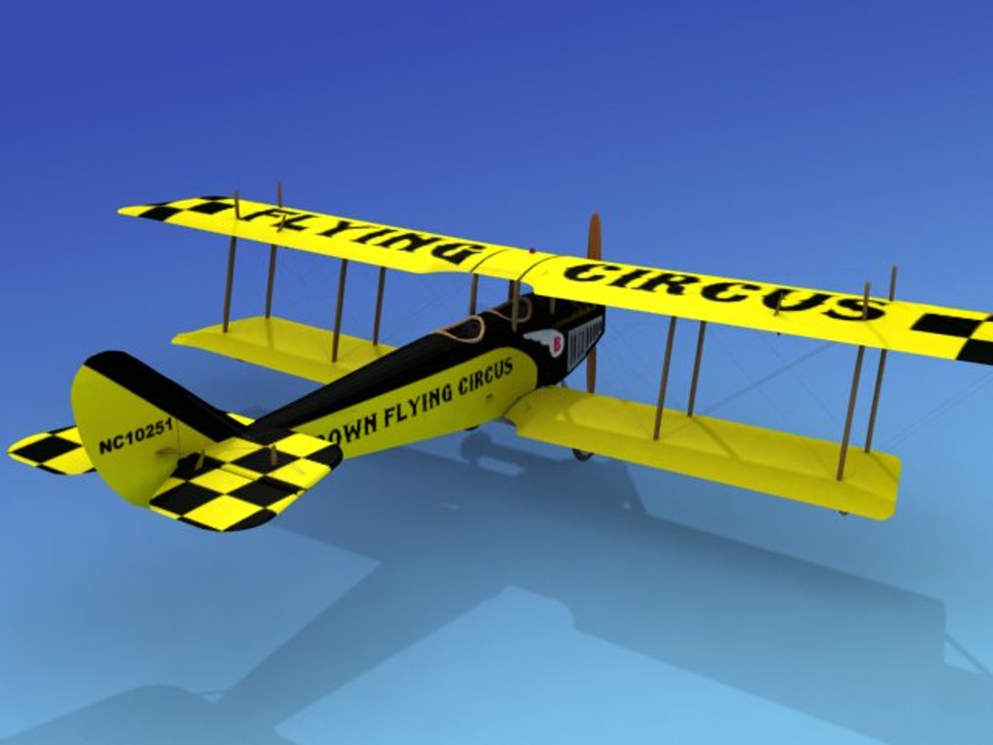 3d Cockpit Curtiss Jenny