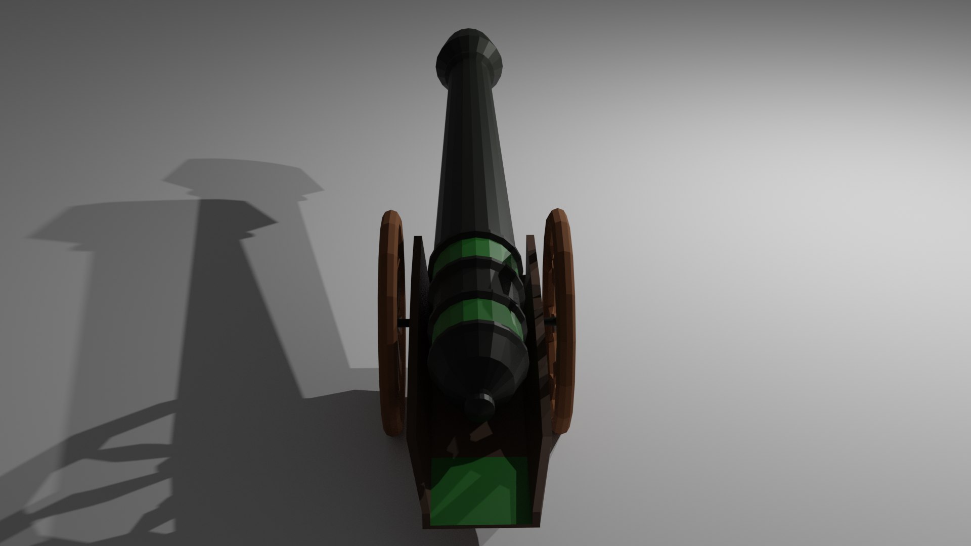 3D Medieval War Canon Lowpoly - TurboSquid 1969916