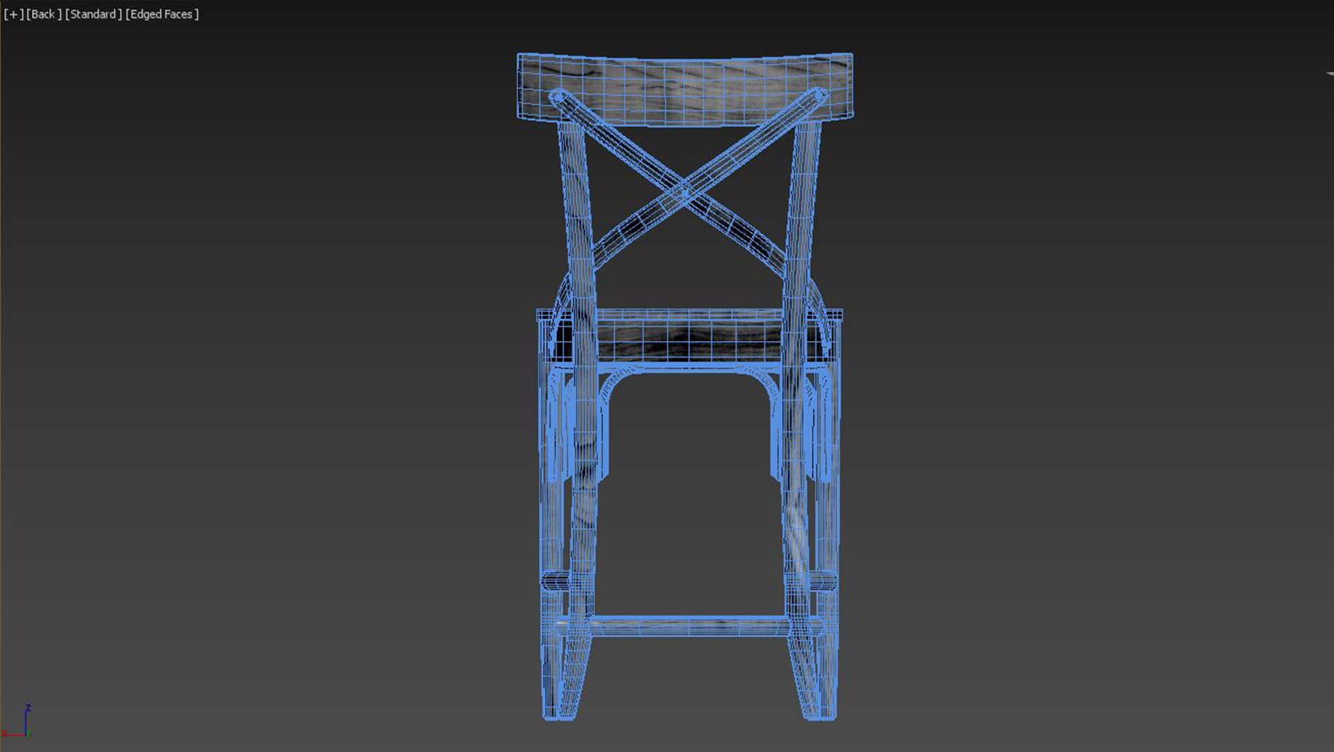 Bistro Distressed Wood Counter Stool 3D - TurboSquid 1984063