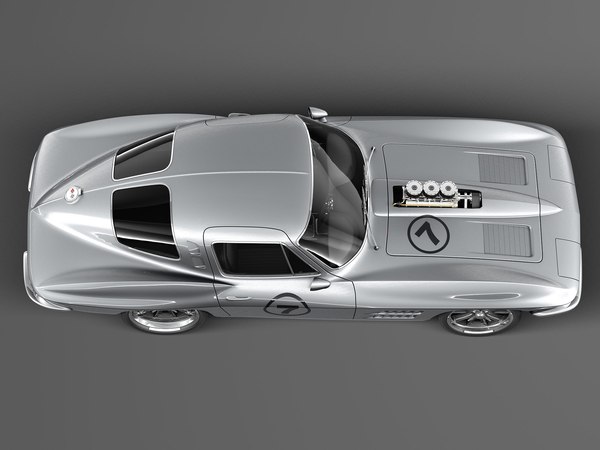 chevrolet corvette c2 sport coupe 3d max