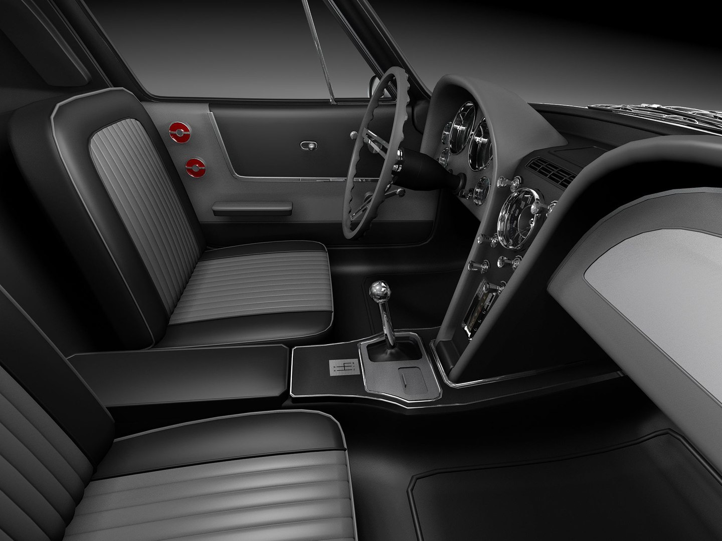 Chevrolet Corvette C2 Sport Coupe 3d Max