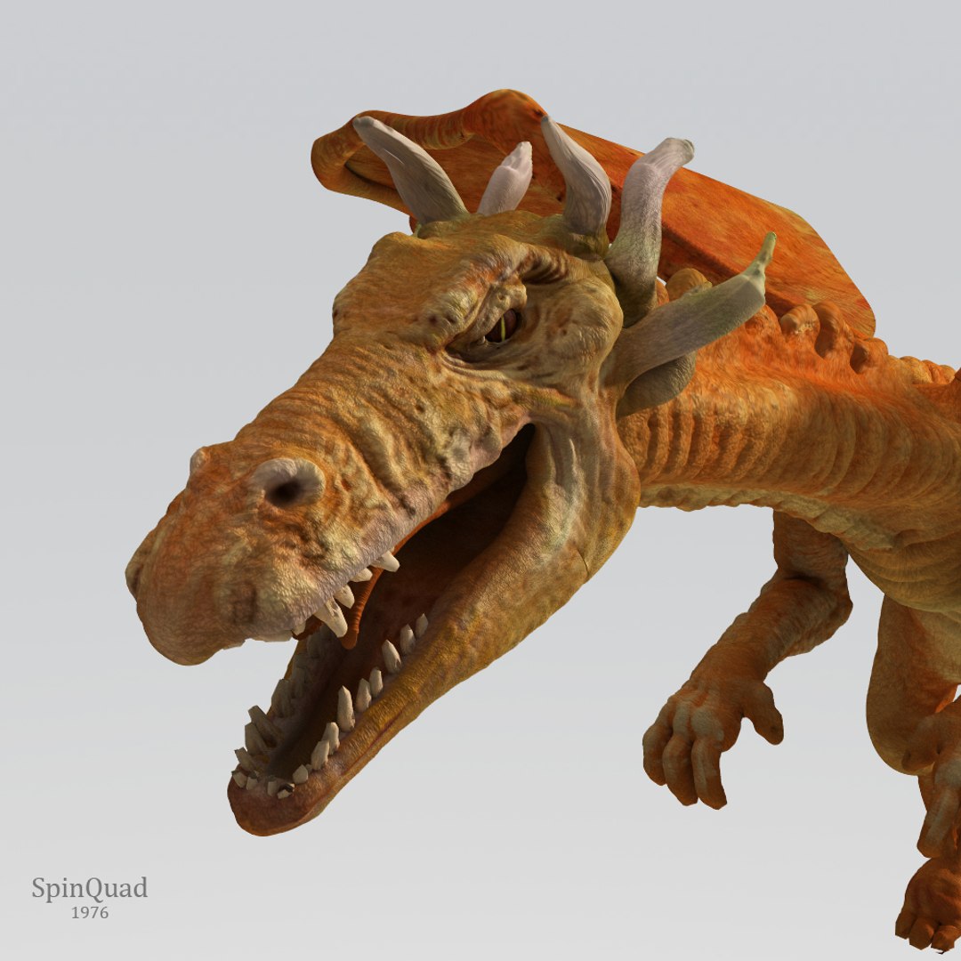 Dragon Lizard 3d Lwo