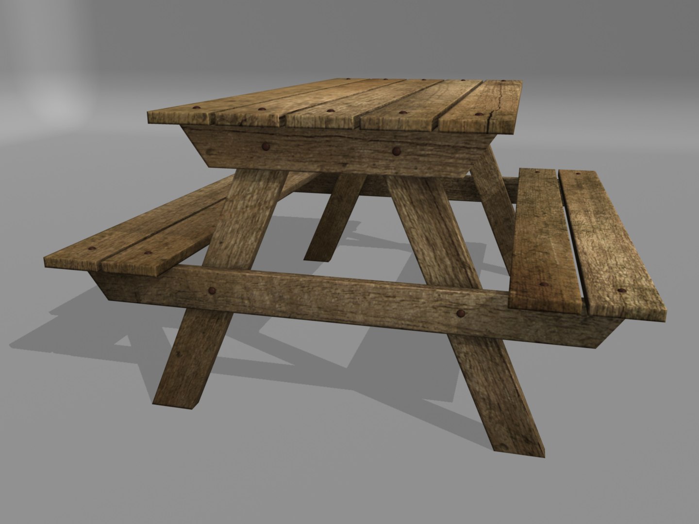 3d Picnic Table Model
