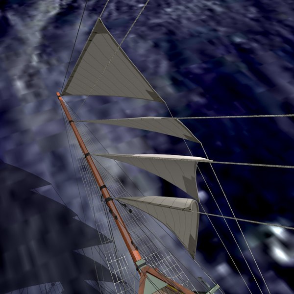 modelo 3d Nave de brigada 1874 - TurboSquid 1273732