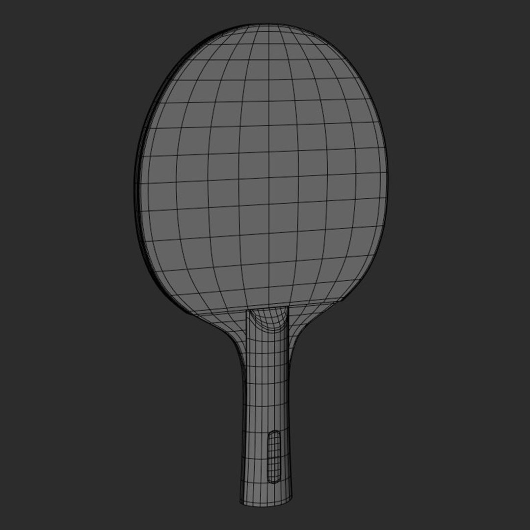 3D Model Table Tennis Paddle - TurboSquid 1829920