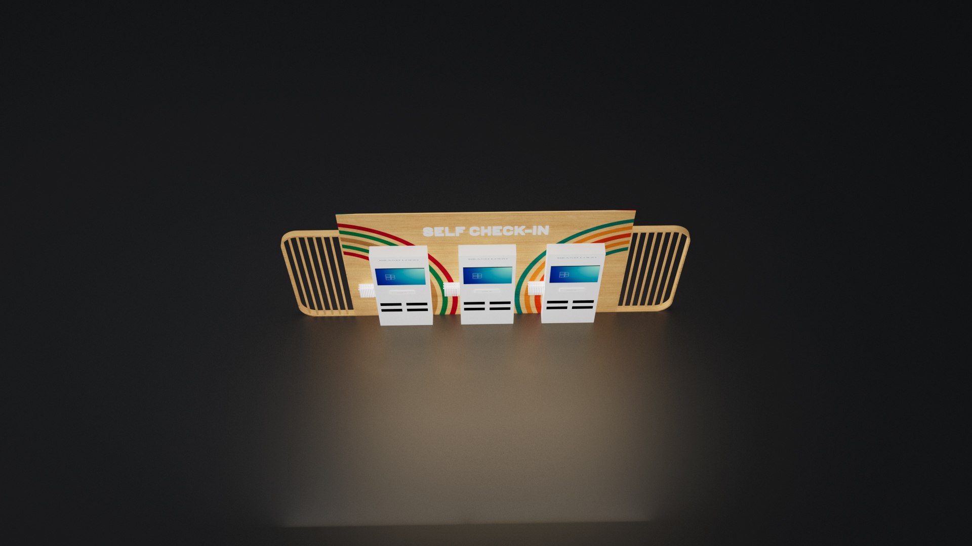 Self Check In 3D Model - TurboSquid 2091340