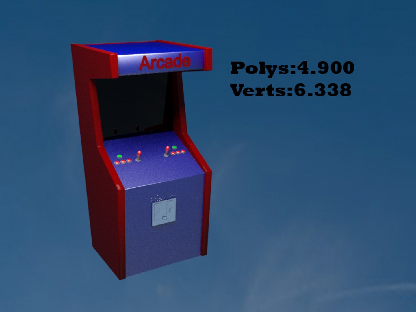 3D Arcade Machine Model - TurboSquid 1322645