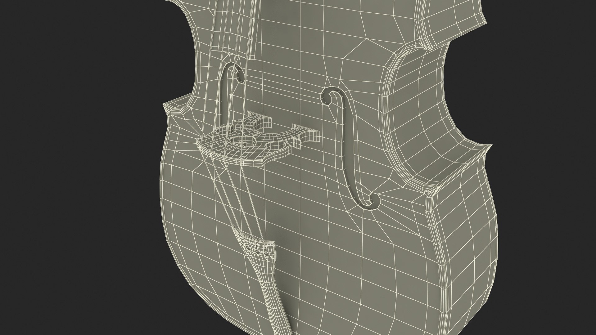 Double-Bass Black Model - TurboSquid 2138035