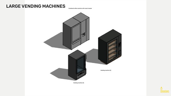 modelo 3d Máquinas expendedoras - Pack de modelos de familias de revit ...