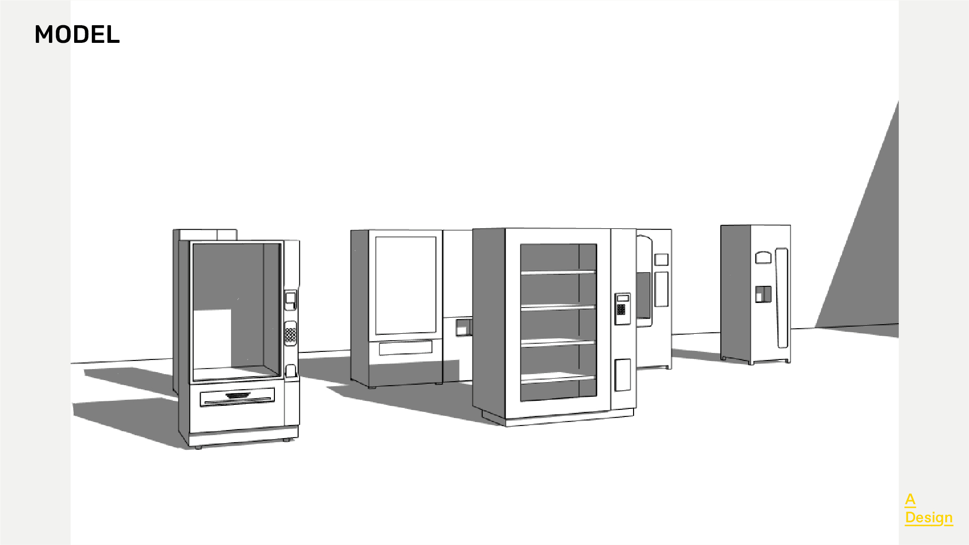 modèle 3D de Distributeurs automatiques - Pack de modèles de familles ...