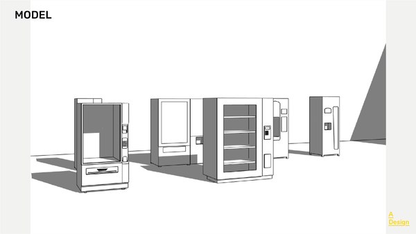 modelo 3d Máquinas expendedoras - Pack de modelos de familias de revit ...