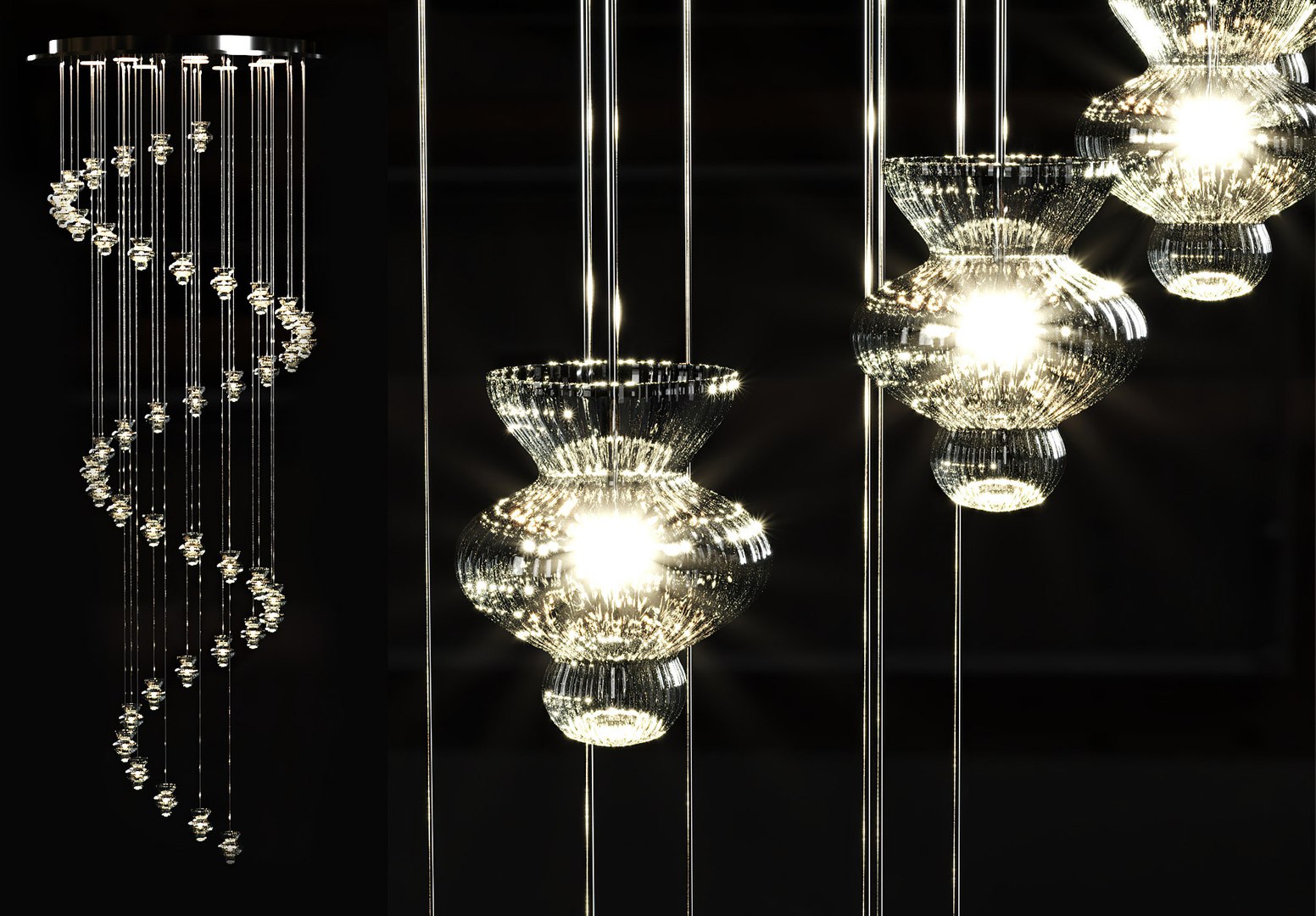 Jack Hanging Crystal Light By Bpoint 3D - TurboSquid 2052800