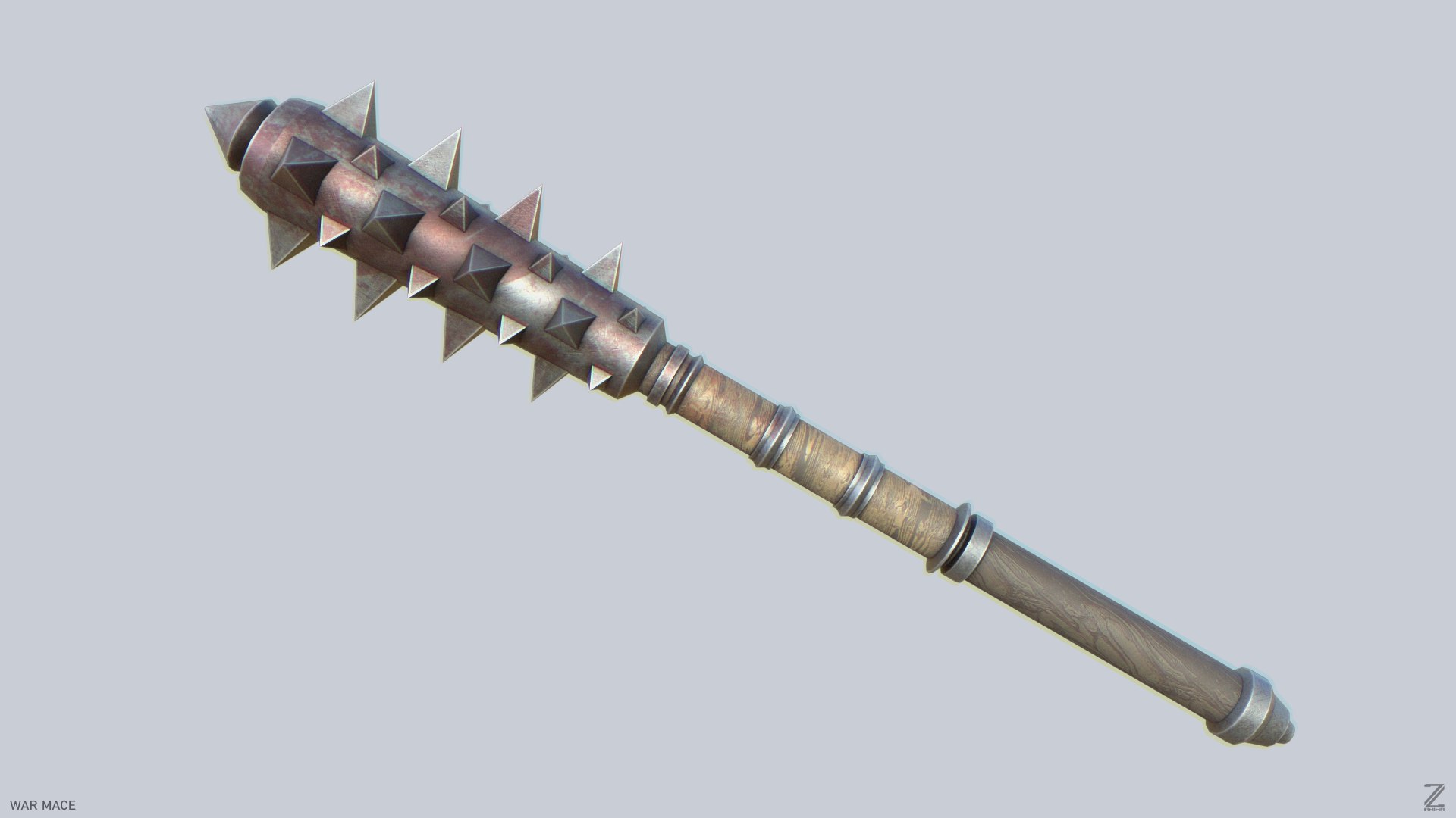 3D War Mace - TurboSquid 2242421