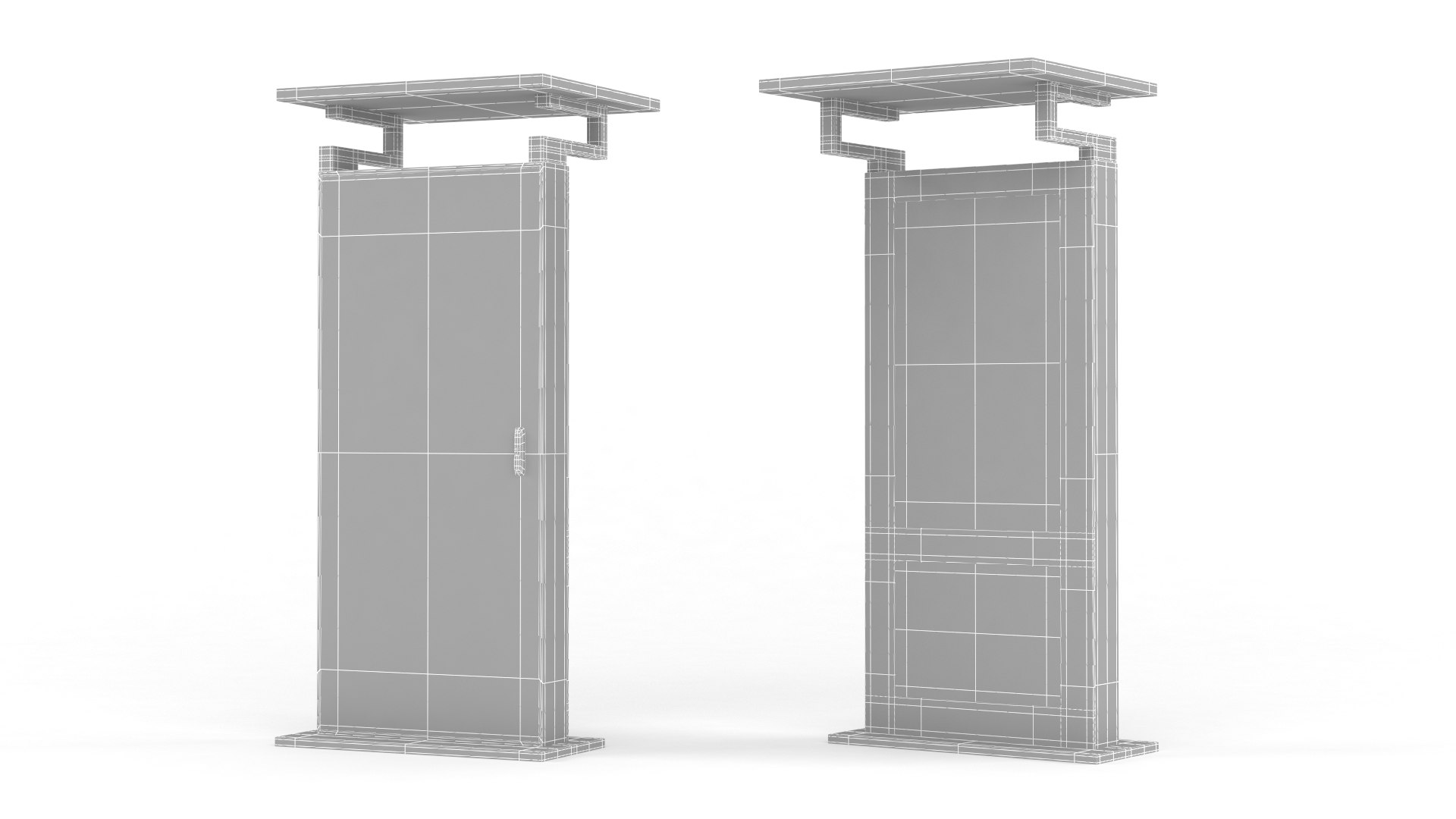 Electronic Kiosk 3D Model - TurboSquid 2259280