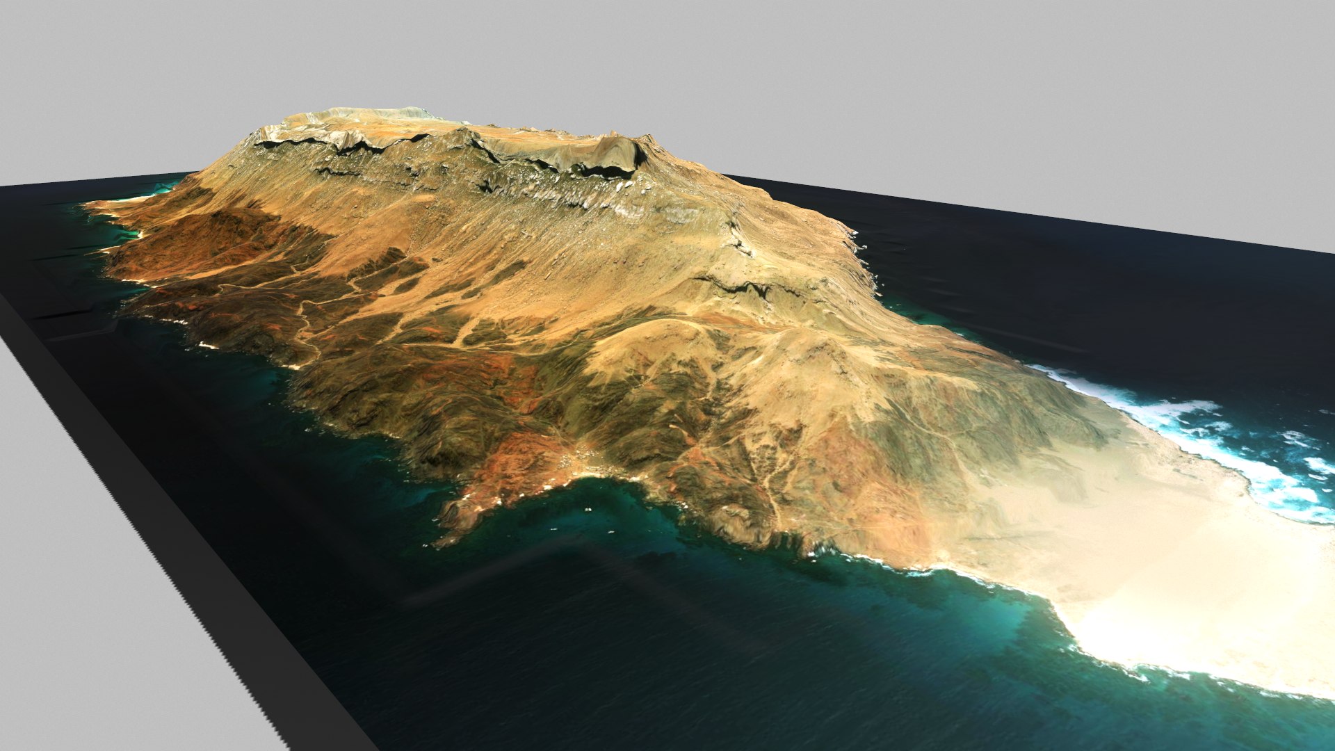 3D Model Island Samha Yemen - TurboSquid 2185159
