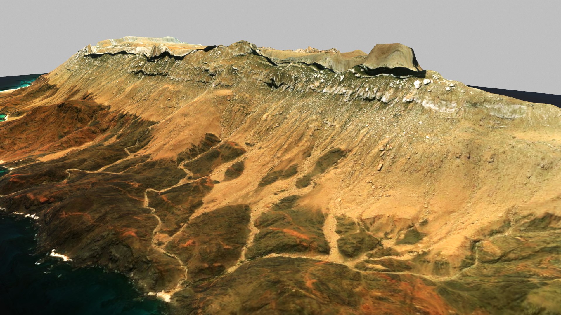 3D Model Island Samha Yemen - TurboSquid 2185159