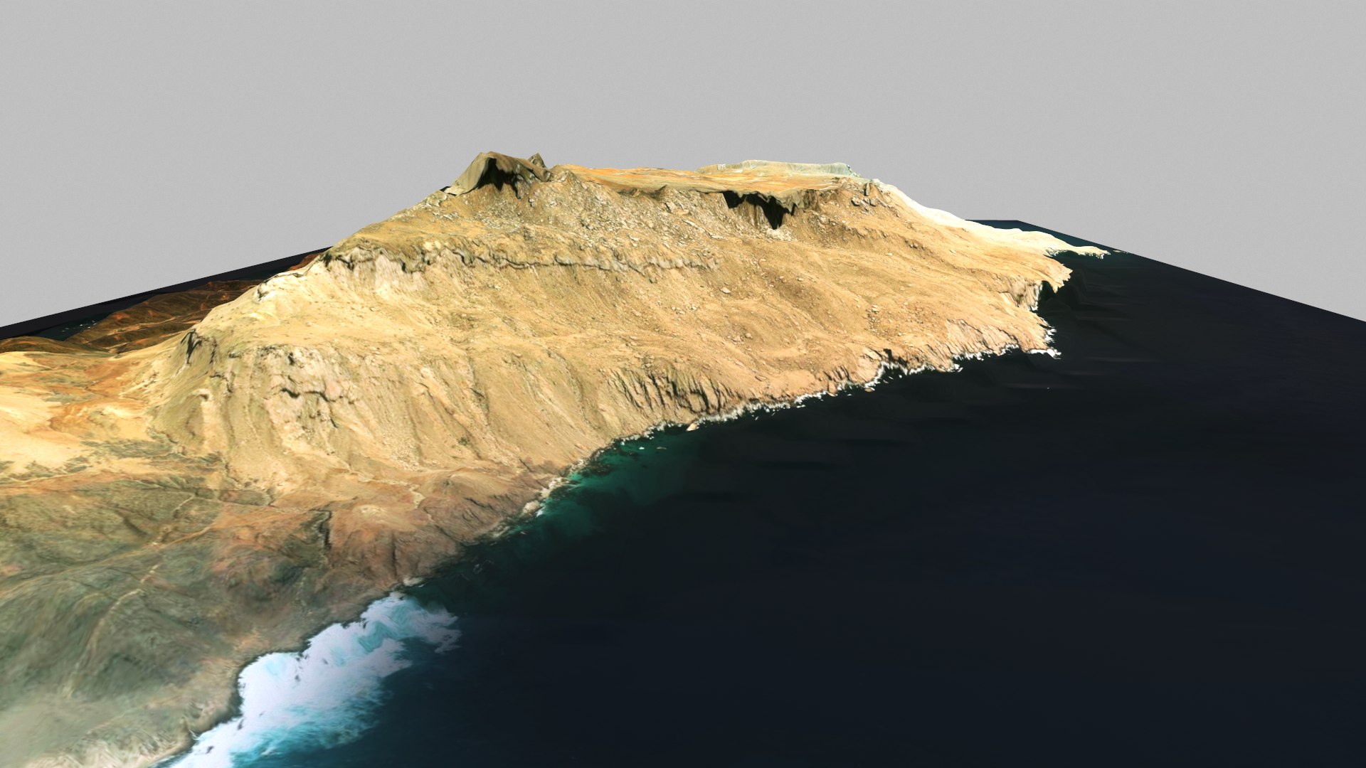 3D Model Island Samha Yemen - TurboSquid 2185159