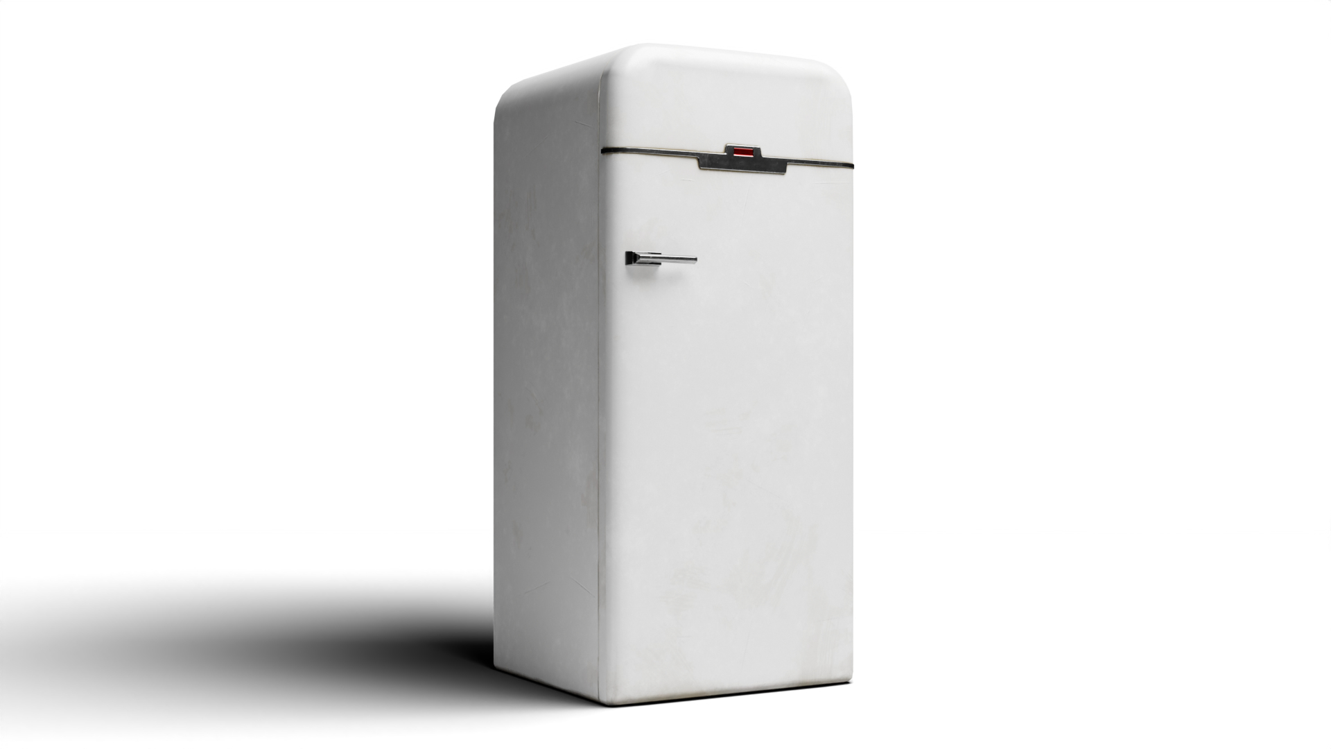 3D Vintage Fridge - Game Ready - TurboSquid 2171682