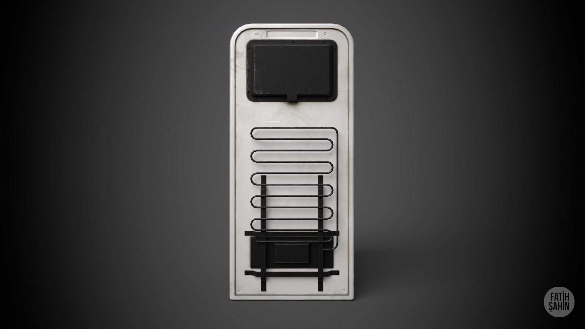 3D Vintage Fridge - Game Ready - TurboSquid 2171682