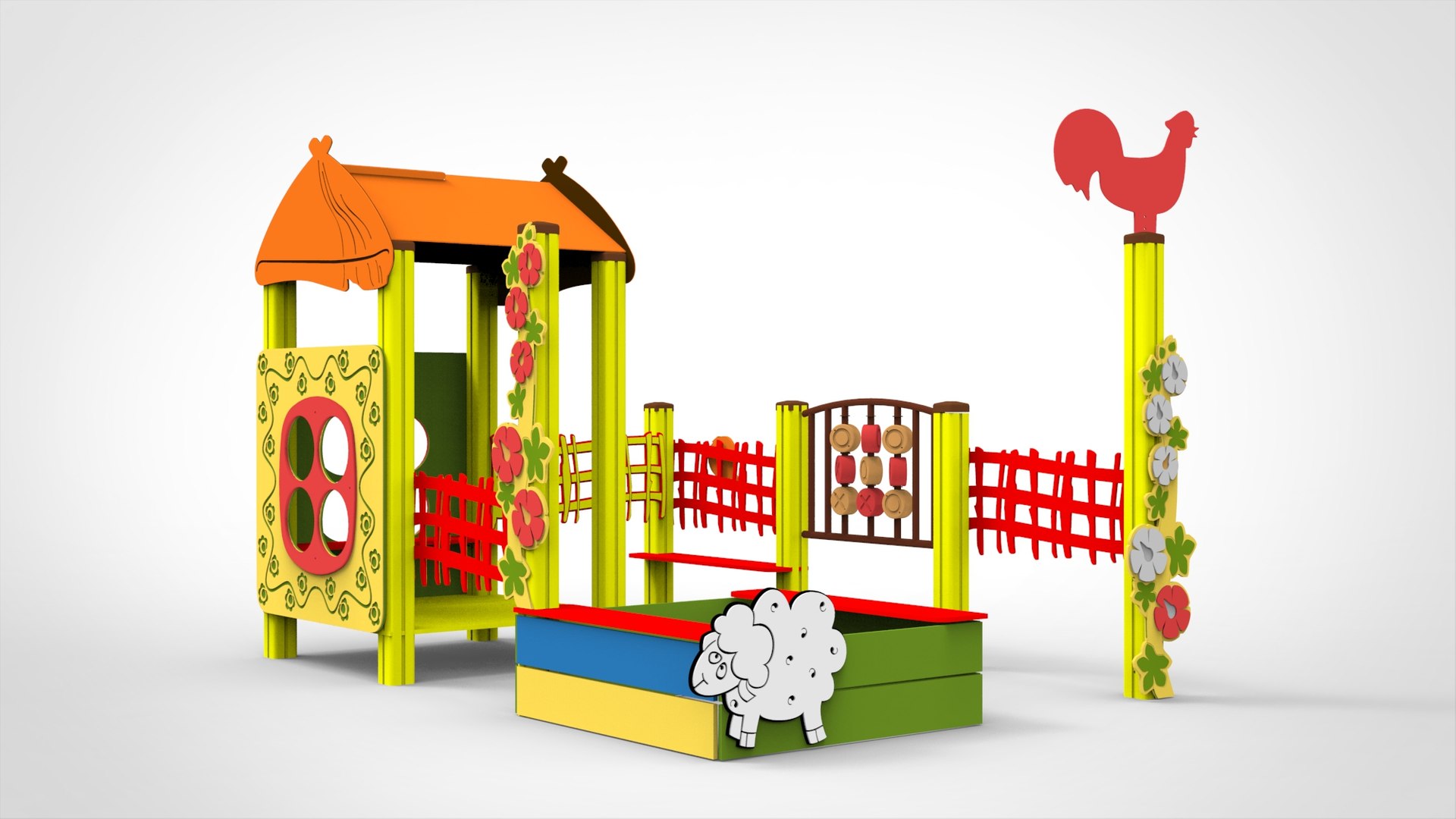3D model Playground for kids - TurboSquid 2153624