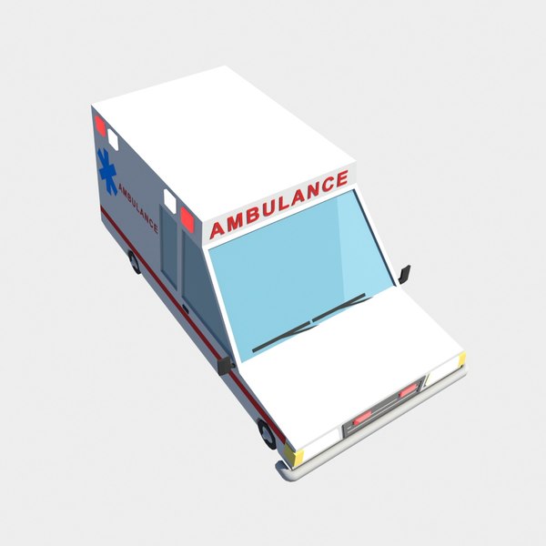 3d model ambulance car