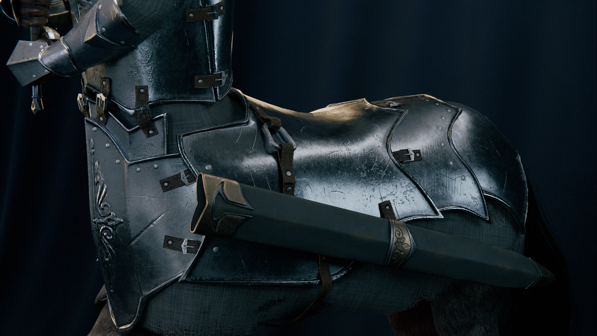 3D Model Centaur Knight-Heawy Armor - TurboSquid 2356694