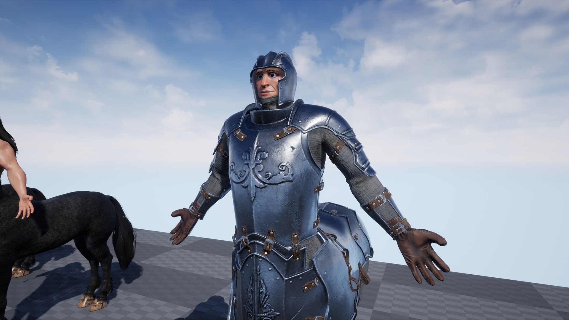 3D Model Centaur Knight-Heawy Armor - TurboSquid 2356694