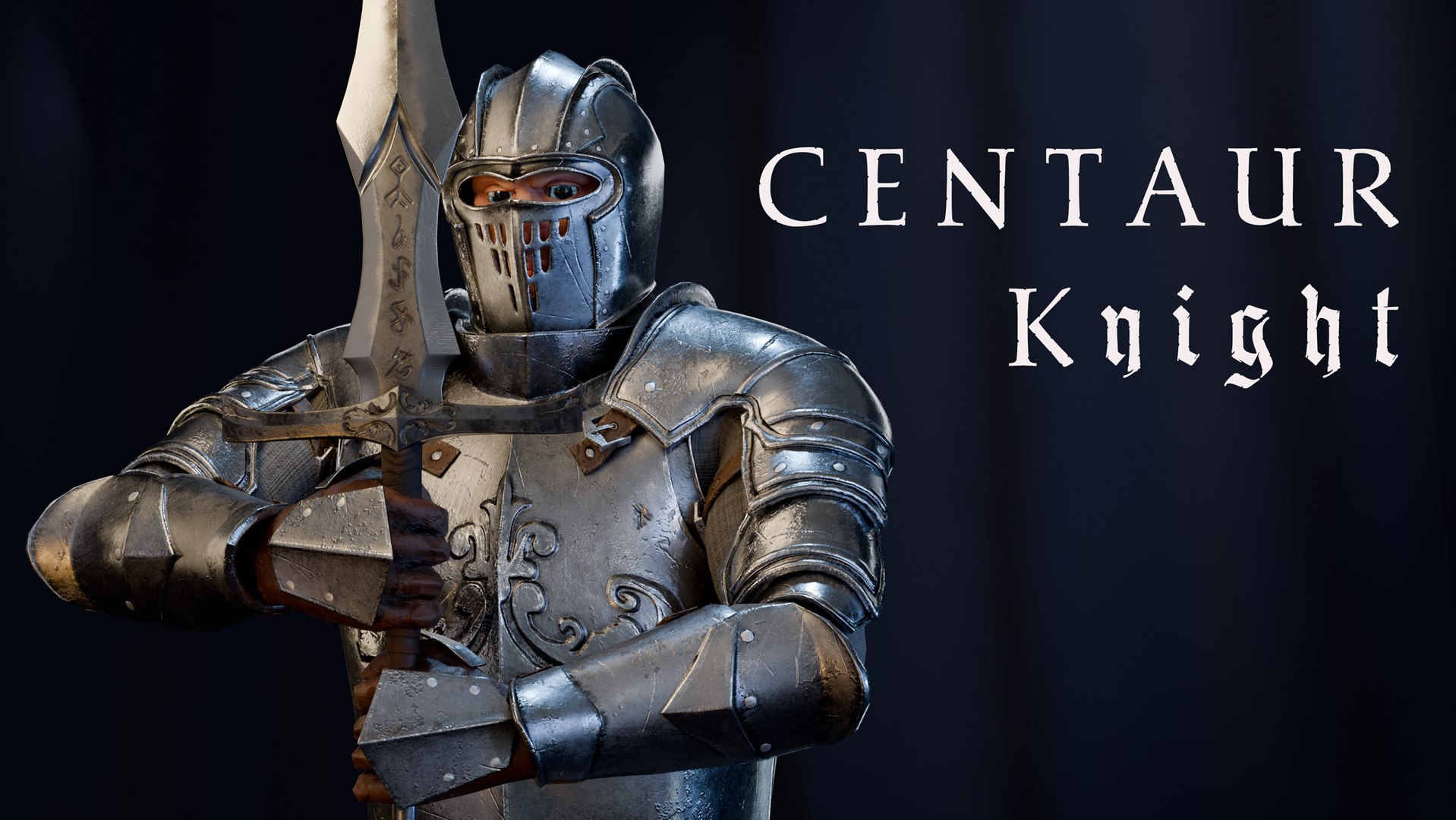 3D Model Centaur Knight-Heawy Armor - TurboSquid 2356694