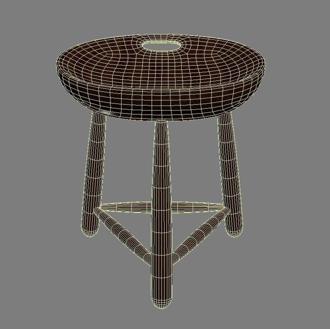 Bossa Furniture - Mocho Stool 3D Model - TurboSquid 2259067