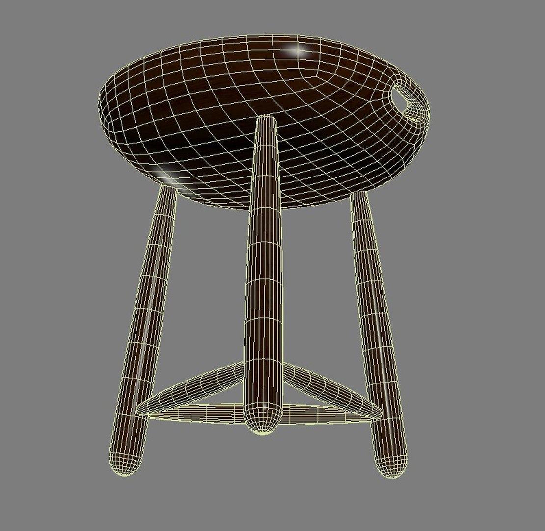 Bossa Furniture - Mocho Stool 3D Model - TurboSquid 2259067