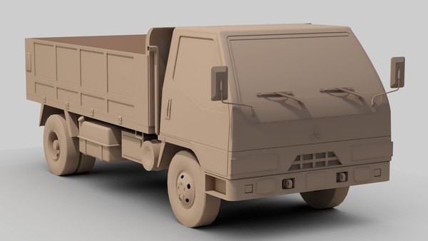 3D Mitsubishi Canter Light Truck model - TurboSquid 1853762