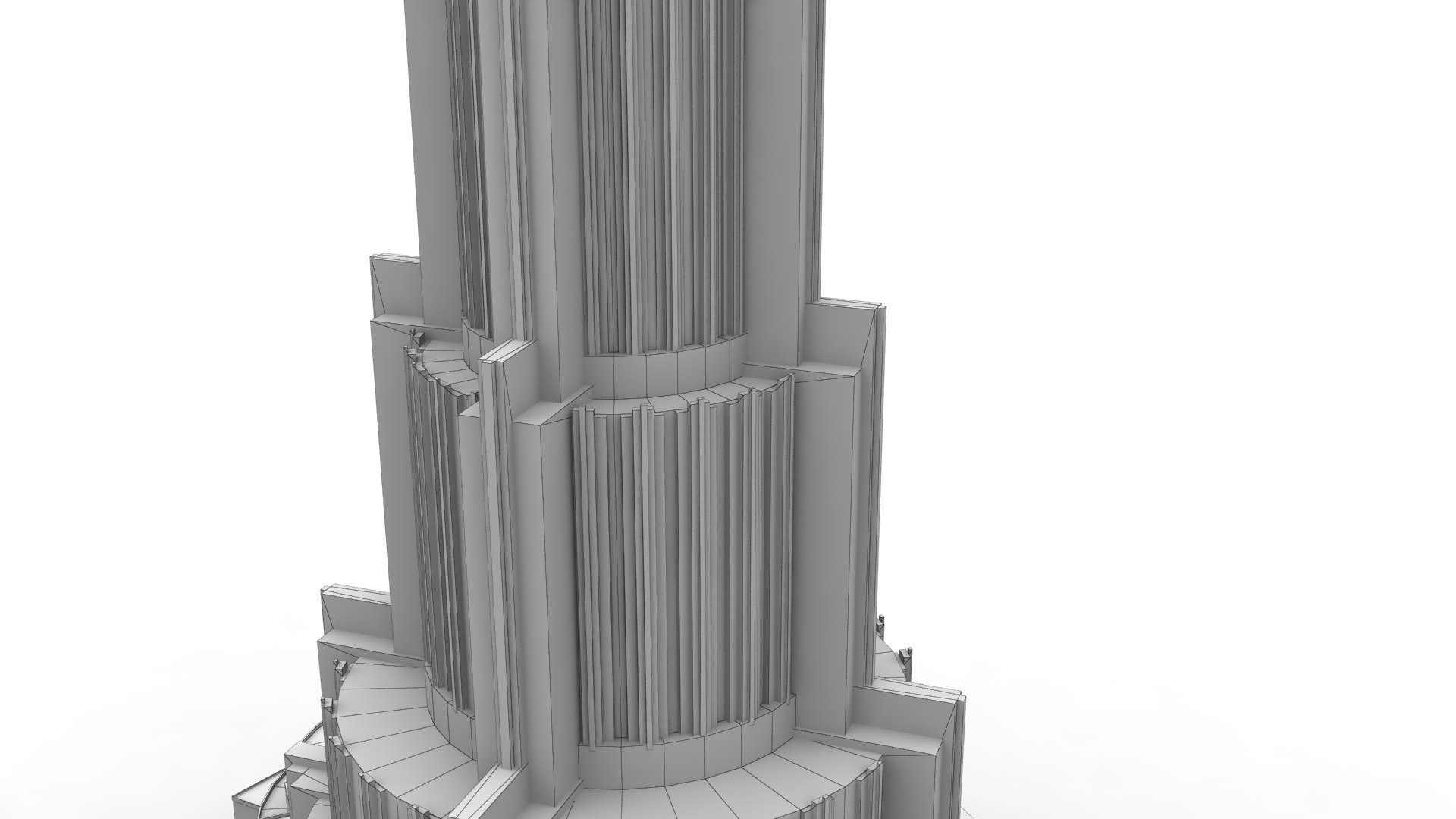 3D Palace Soviets Architectural Building Model - TurboSquid 1506435