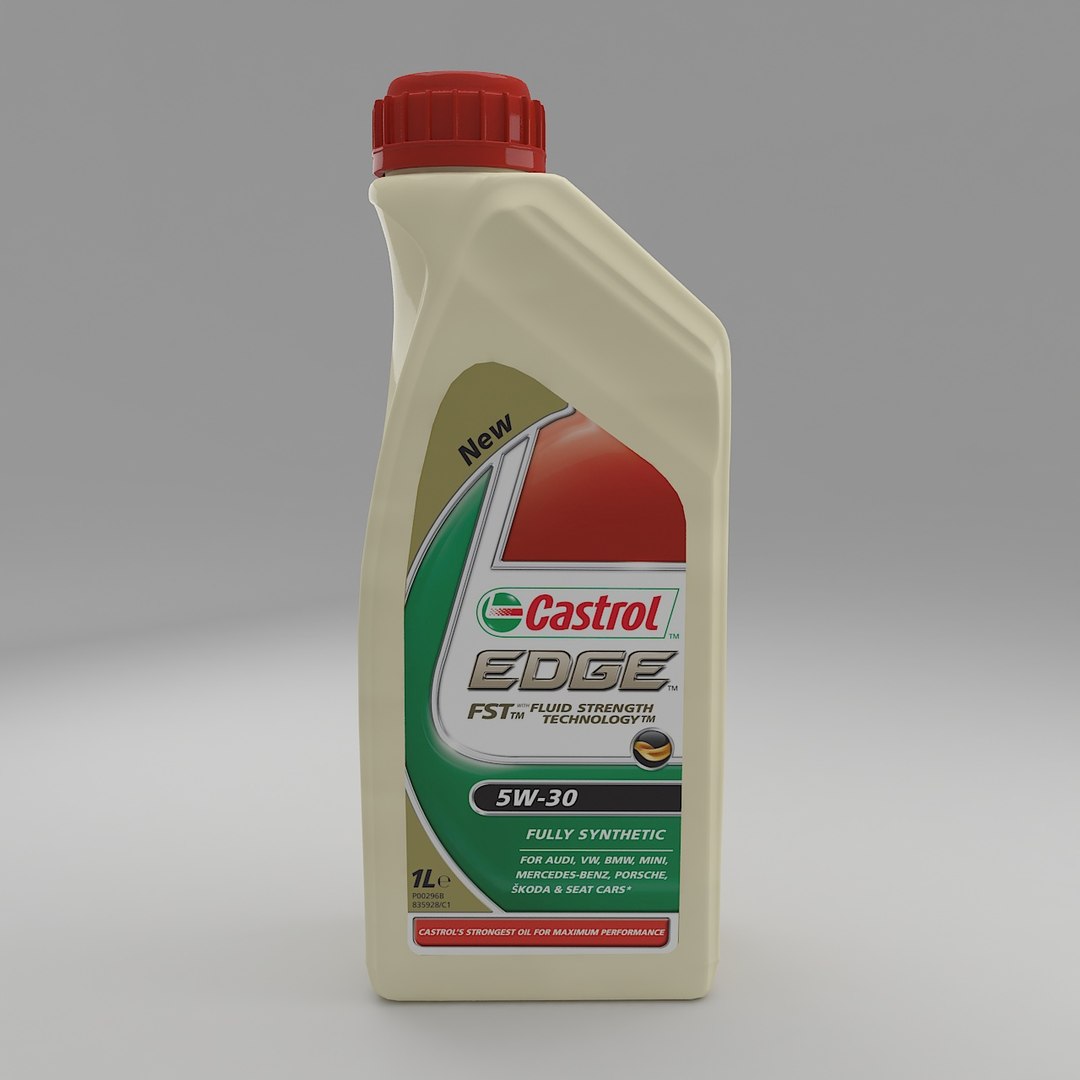3d Castrol Motor Oil Model