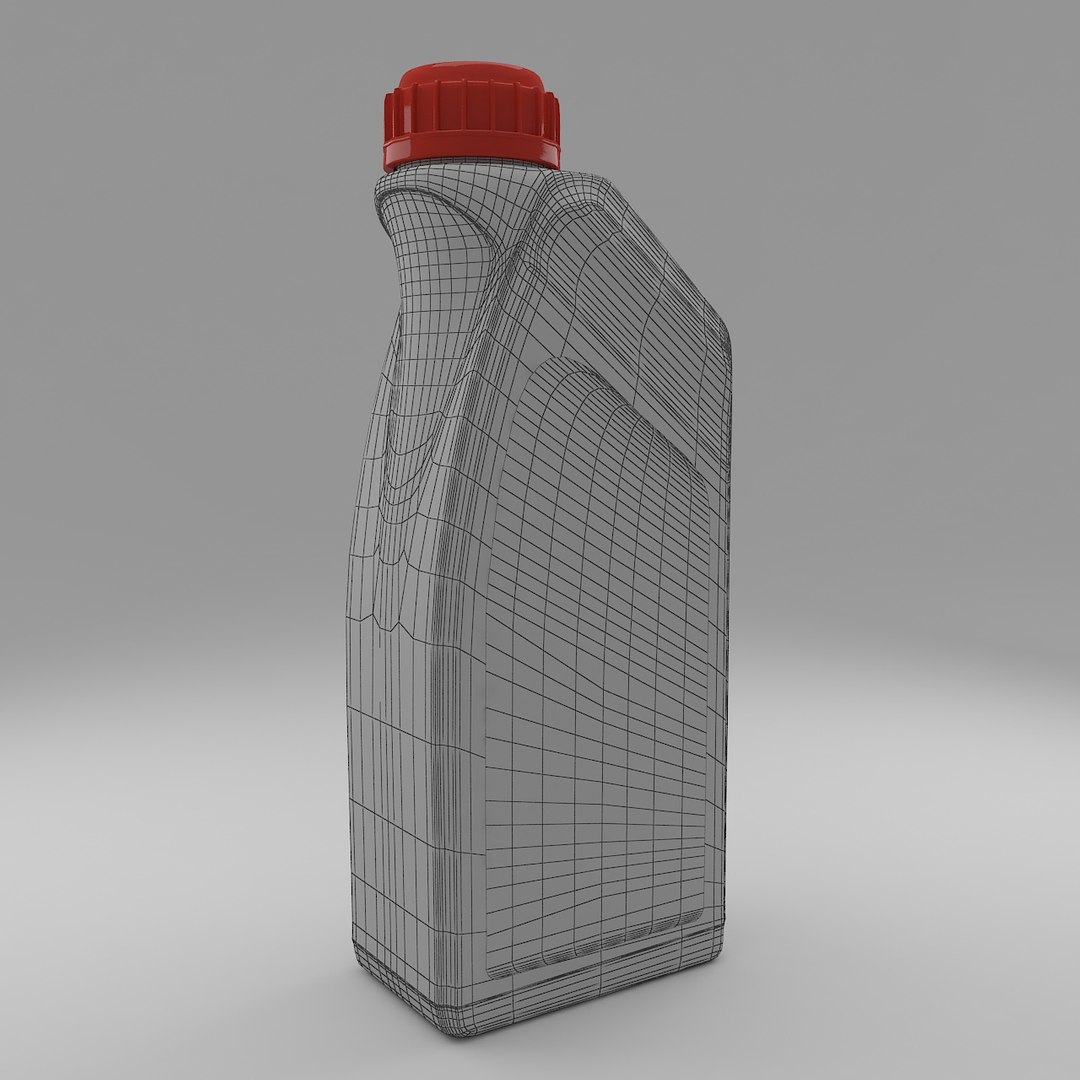 3d Castrol Motor Oil Model