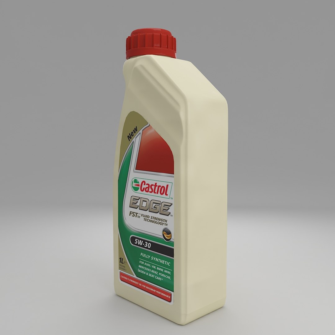 3d Castrol Motor Oil Model