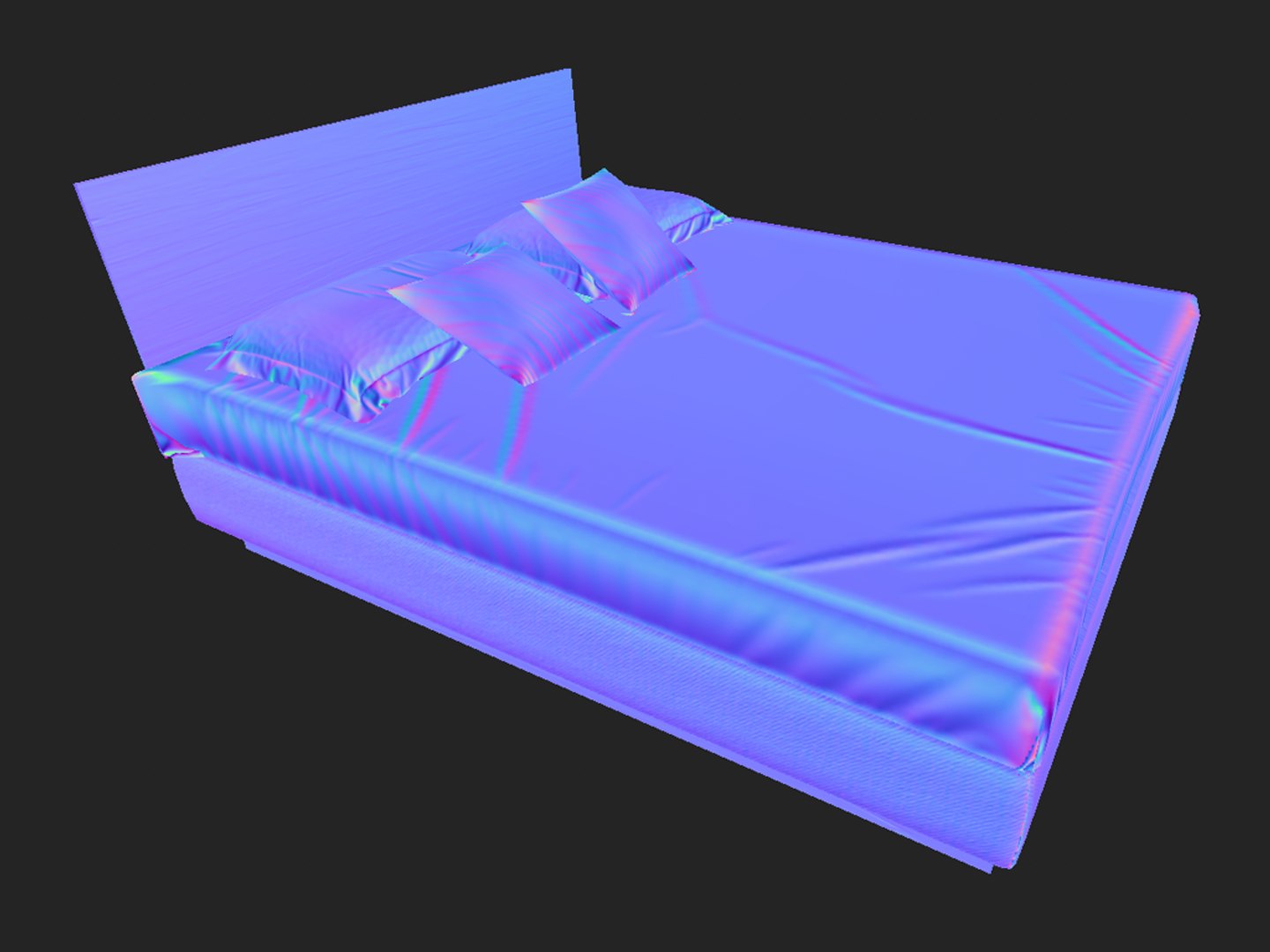3D Bed Vr Model - TurboSquid 1471506