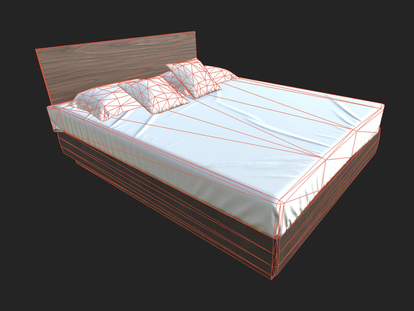 3D Bed Vr Model - TurboSquid 1471506